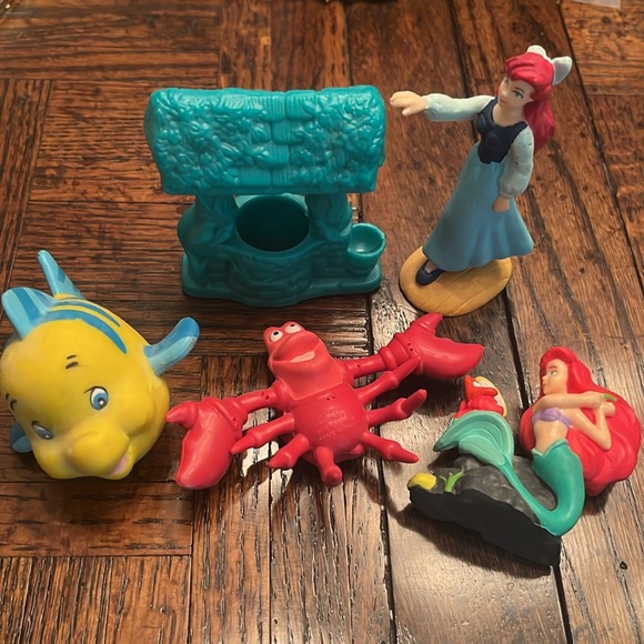 Disney | Toys | Vintage 9s Little Mermaid Figure Bundle | Poshmark